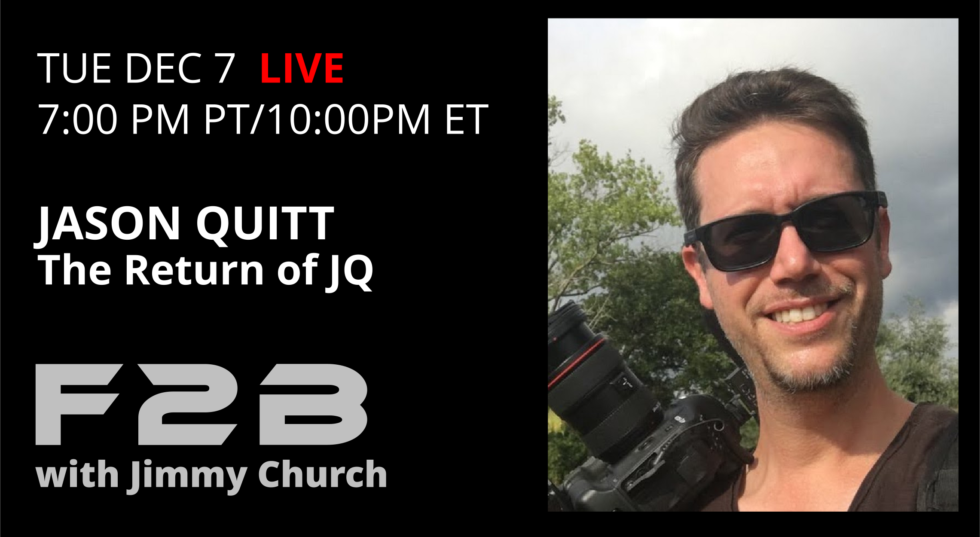 Fade To Black - Jason Quitt - December 7th - Jimmy Church Radio