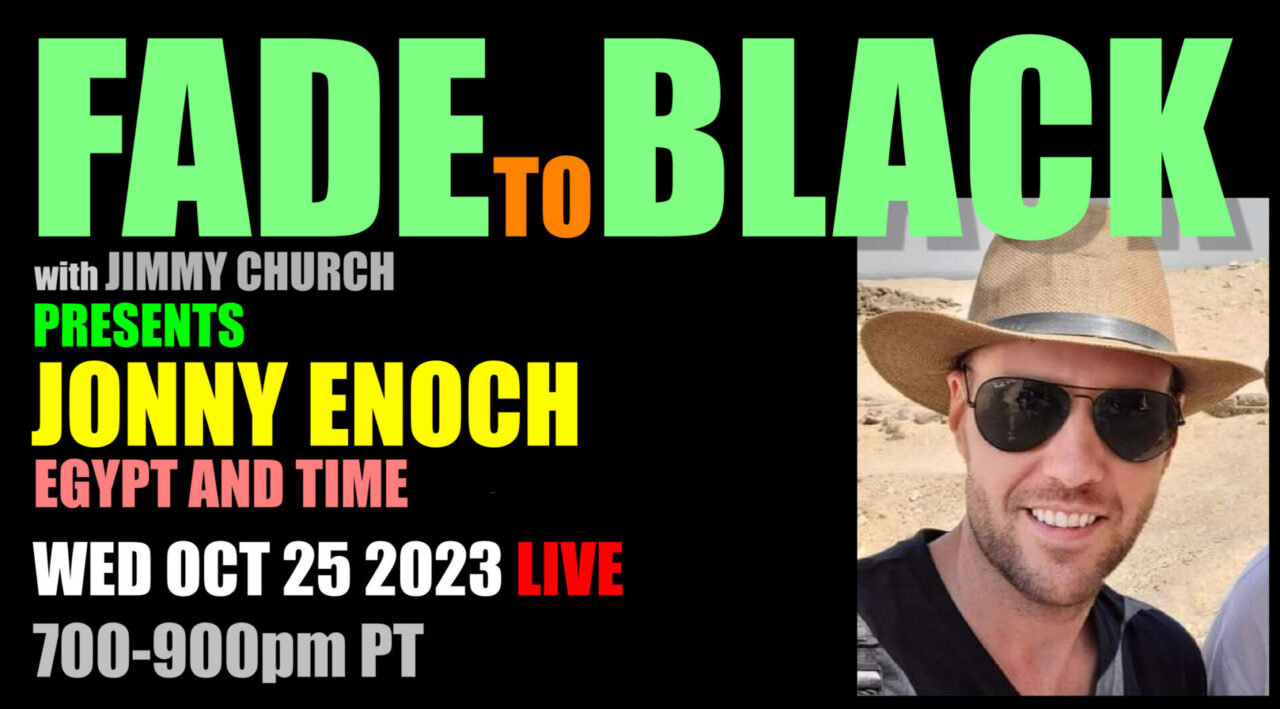Fade To Black - Jonny Enoch - October 25th - Jimmy Church Radio