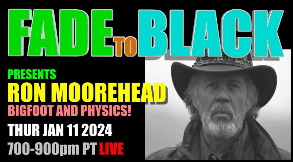 Fade To Black - Ron Morehead - January 11th - Jimmy Church Radio